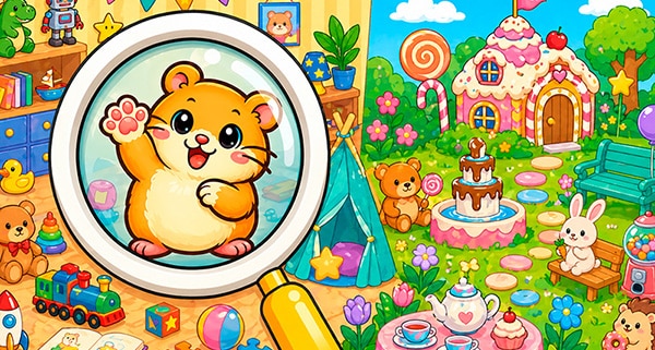 Find A Hamster: Item Search Game - Play Now at Hidden4Fun